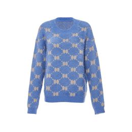 ebeeza Pullover Damen Gr&ouml;&szlig;e M beige / blue denim