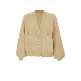 NALLY Strickjacke Damen Gr&ouml;&szlig;e M beige