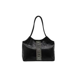 NAEMI Schultertasche Damen Gr&ouml;&szlig;e One Size schwarz / silber