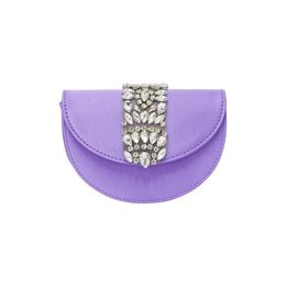 NAEMI Clutch Damen Gr&ouml;&szlig;e One Size lila / silber / transparent
