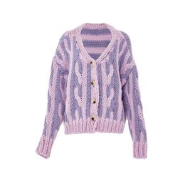 Ebeeza Knit Cardigan female Purple size M