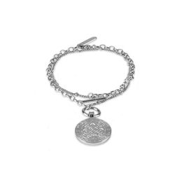 Kapten & Son Kapten & Son Armband 'Bracelet Charming Marrakech Silver' Damen Gr&ouml;&szlig;e One Size grau / silber
