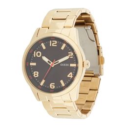 Guess Analoguhr Herren Gr&ouml;&szlig;e One Size gold / schwarz