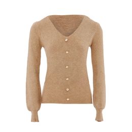 caspio Pullover Damen Gr&ouml;&szlig;e XS/S dunkelbeige