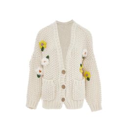 Ebeeza Knit Cardigan female White size M