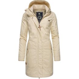 Ragwear Wintermantel 'Jannisa' Damen Gr&ouml;&szlig;e XXL beige / braun / schwarz / wei&szlig;