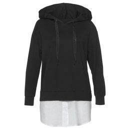 Lascana Sweatshirt Damen Gr&ouml;&szlig;e XS schwarz / wei&szlig;