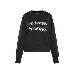 Rockeasy Sweatshirt female Black size L