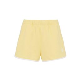 LeGer by Lena Gercke Shorts 'Drew' Damen Gr&ouml;&szlig;e 34 gelb / wei&szlig;