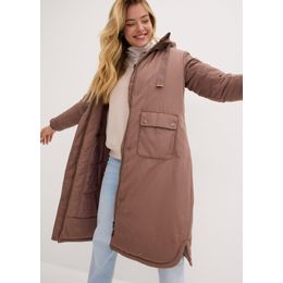 bonprix Long-Parka, braun