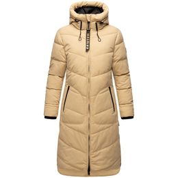 Marikoo Funktionsmantel 'Benikoo' Damen Gr&ouml;&szlig;e XL beige / schwarz Wintermantel