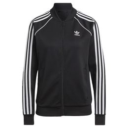 adidas originals Sweatjacke 'Adicolor Classics' Damen Gr&ouml;&szlig;e M/L schwarz / wei&szlig;