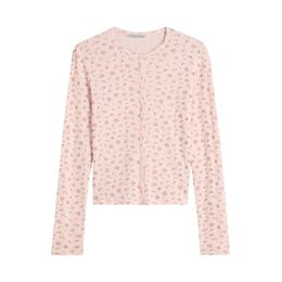 Bershka Knit Cardigan female Pink size M