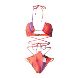 Sel by peppercorn Misspap Bikini Damen Gr&ouml;&szlig;e XL dunkellila / orange / pink