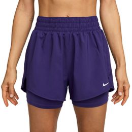 Nike One Dri-FIT High-Rise 3 Inch 2-in-1 Shorts Damen