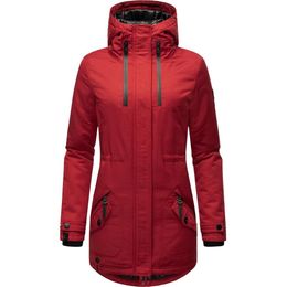 Navahoo Mantel Damen Gr&ouml;&szlig;e XL rot Winterjacke