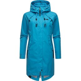 Ragwear Raincoat 'Rejany' female Blue size XXL