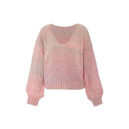 Sookie Pullover Damen Gr&ouml;&szlig;e XS/S khaki / hellpink / wei&szlig;