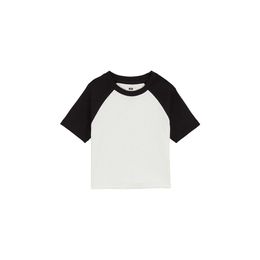 WE Fashion T-Shirt M&auml;dchen Gr&ouml;&szlig;e 134/140 schwarz / wei&szlig;