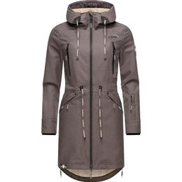 Marikoo Between-Seasons Parka female Grey size XXXL