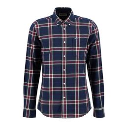 Barbour Hemd 'Crossfell' Herren Gr&ouml;&szlig;e L blau / burgunder / wei&szlig;