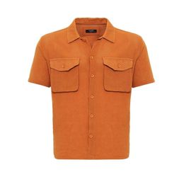 Antioch Button Up Shirt male Orange size XL