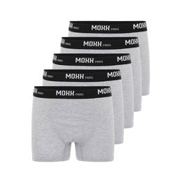 Moxx Paris Boxershorts Herren Gr&ouml;&szlig;e XL grau / schwarz / wei&szlig;