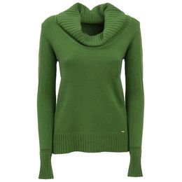 Influencer Pullover Damen Gr&ouml;&szlig;e M gr&uuml;n / schwarz