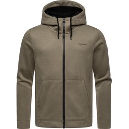 Ragwear Sweatjacke 'Fabian' Herren Gr&ouml;&szlig;e M braunmeliert / schwarz