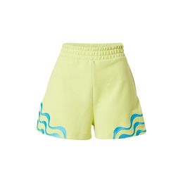 The Wolf Gang Shorts 'VELA' Damen Gr&ouml;&szlig;e 34 neonblau / apfel