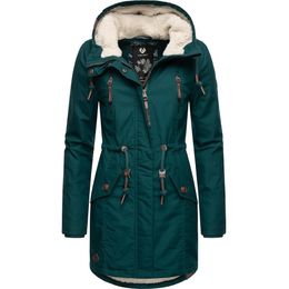 Ragwear Parka 'Elsie' Damen Gr&ouml;&szlig;e M braun / petrol Winterjacke