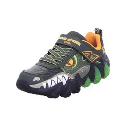 Skechers Sportschuh 'SKECH-O-SAURUS LIGHTS 2.0' Jungen Gr&ouml;&szlig;e 30 gr&uuml;n / oliv / schwarz