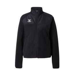 Hummel Funktionsfleecejacke 'Go' Damen Gr&ouml;&szlig;e L schwarz / wei&szlig;