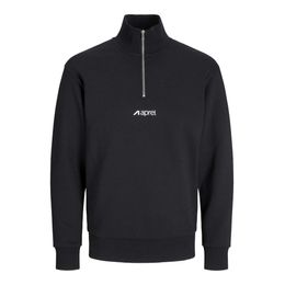 aprel Sweatshirt Herren Gr&ouml;&szlig;e L schwarz / wei&szlig;