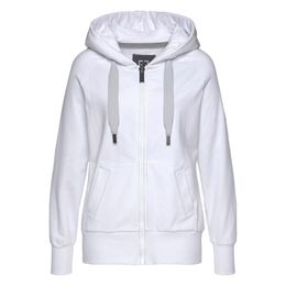ELBSAND Zip-Up Hoodie female White size XXL/44