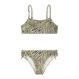 Shiwi Bikini 'LIV' M&auml;dchen Gr&ouml;&szlig;e 104 khaki / wei&szlig;