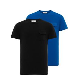 Anou Anou Shirt male Blue, Black size XL