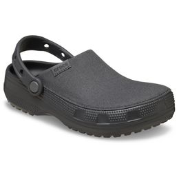 Crocs Damen Clog "Classic Crafted Clog", Gr. 46schwarz, Croslite , Textil, Schuhe, Sommerschuh, Strandschuh, Gartenschuh mit Profillaufsohle
