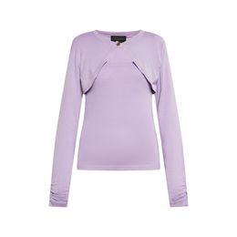 NAEMI Pullover Damen Gr&ouml;&szlig;e L gold / flieder