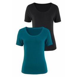 Vivance Shirt female Green, Black size 36/38