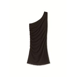 Bershka Dress female Brown size XS