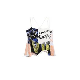 Desigual Top Damen Gr&ouml;&szlig;e L mischfarben / wei&szlig;