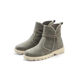 Vivance Stiefelette 'Boots, Stiefel' grau Gr. 38 f&uuml;r Damen. Mit Bindeband