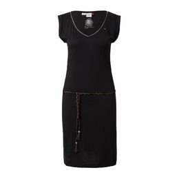 Ragwear Kleid 'SLAVKA' Damen Gr&ouml;&szlig;e 38 braun / schwarz / wei&szlig; Winterkleid