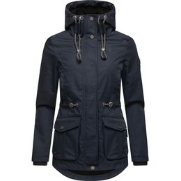 Marikoo Between-Seasons Parka 'Babetaa' female Blue size XXL