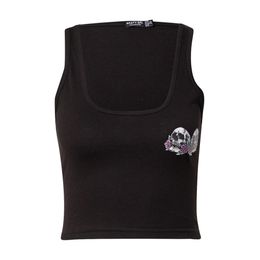 Nasty Gal Top Damen Gr&ouml;&szlig;e S gr&uuml;n / orchidee / schwarz / wei&szlig;