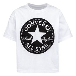 Converse T-Shirt M&auml;dchen Gr&ouml;&szlig;e 140/146 schwarz / wei&szlig;
