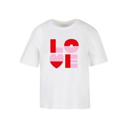 Miss Tee Shirt 'Love Heart Letters' female White size 5XL