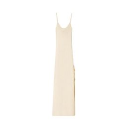 Bershka Knitted dress female Beige size M