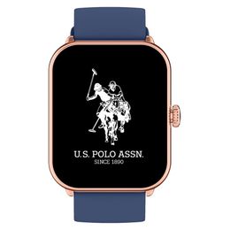 U.S. Polo Assn. Smartwatch in Dunkelblau/ Ros&eacute;gold - 73% | Damen-uhren